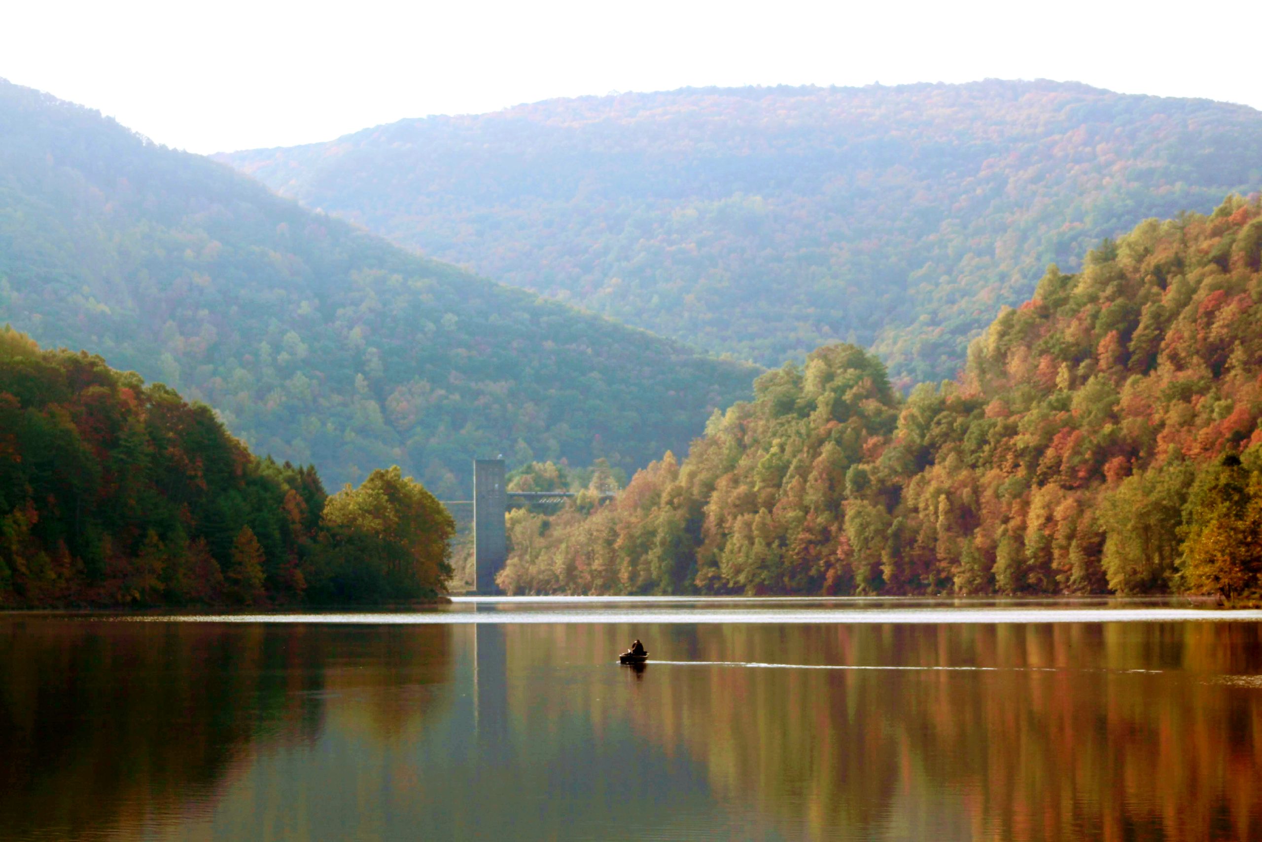 004 Jen Guisewite Sinnemahoning Stevenson Dam Cameron County Fall ...