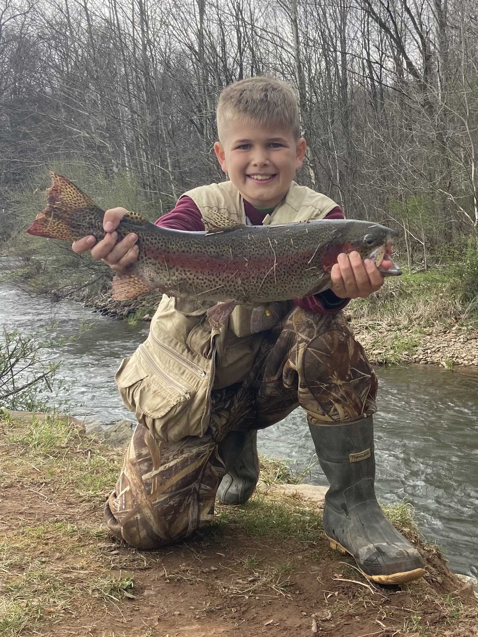 005 Cannon Forcellini, kid in camo, big fish, cameron county | Visit PA ...