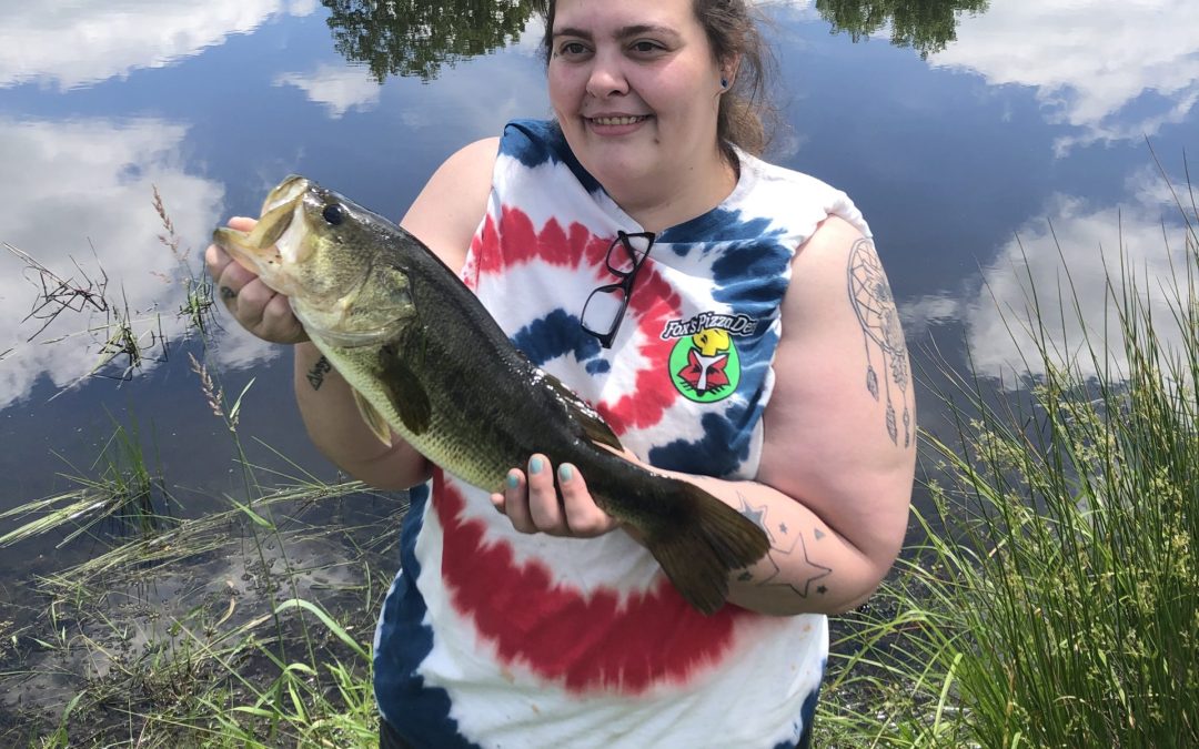 018-amanda mertzeis, big fish, lady, pond, clarion | Visit PA Great ...