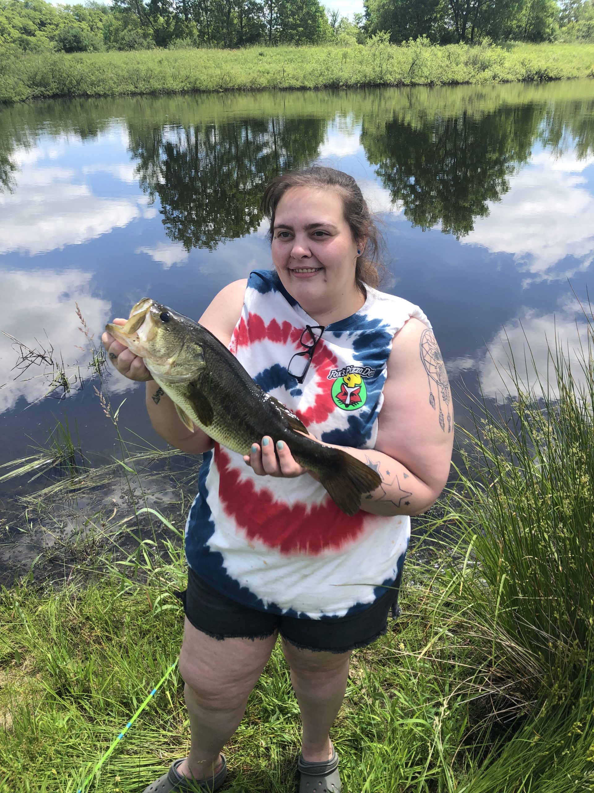 018-amanda mertzeis, big fish, lady, pond, clarion | Visit PA Great ...