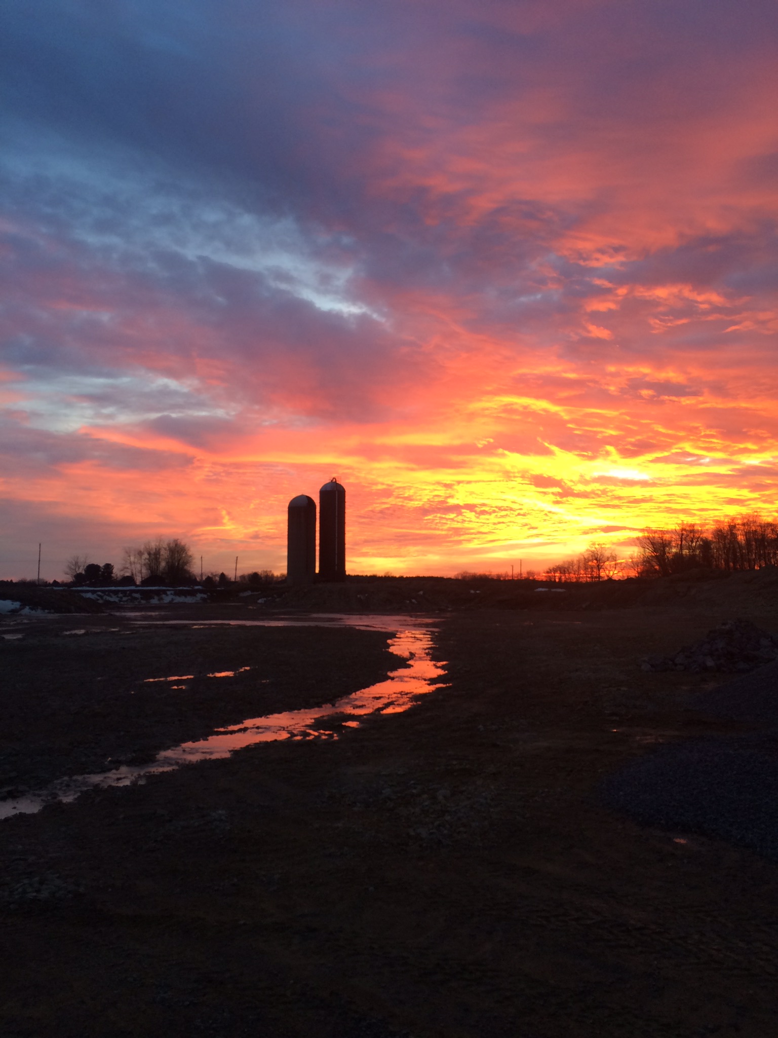 022 Richard Staley sunset against silos miola | Visit PA Great Outdoors