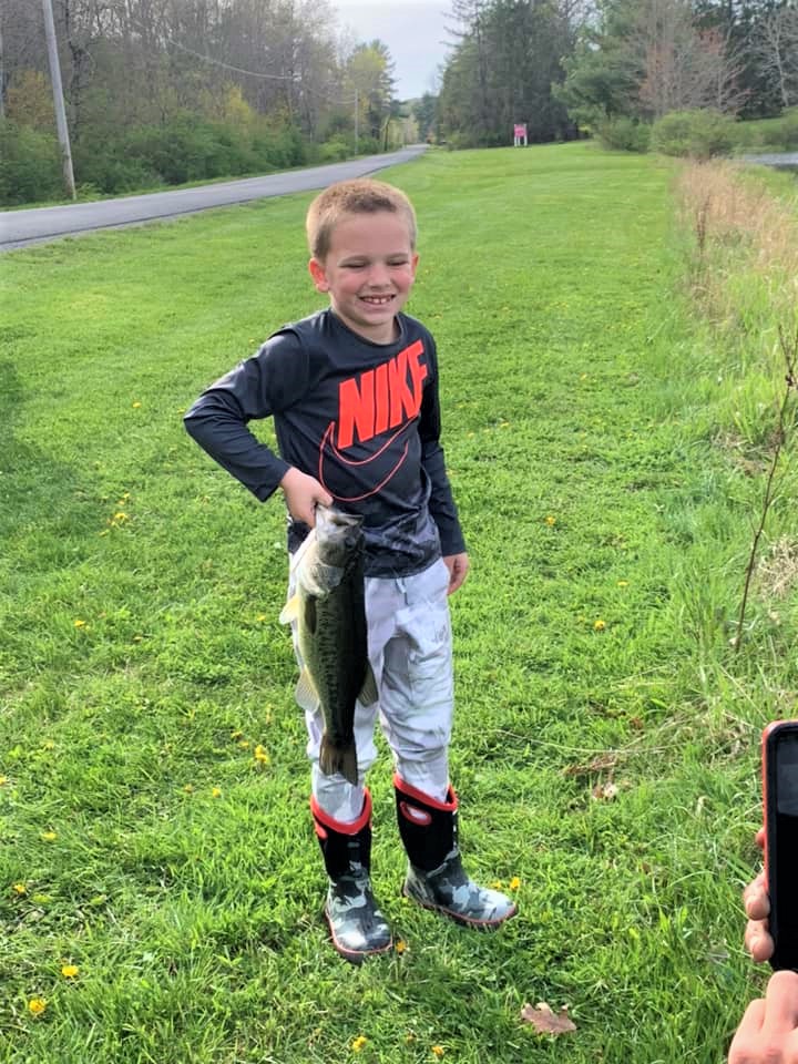 035 Vicki Tretick Kid with bass jefferson county | Visit PA Great Outdoors