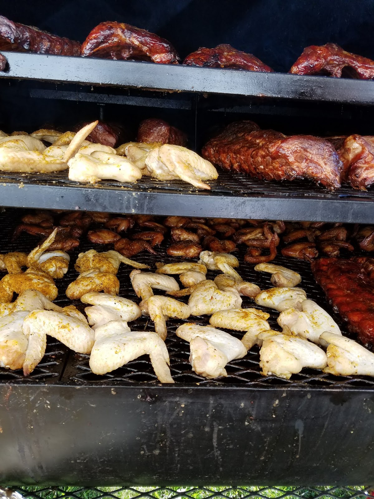 All Fired Up Kickn Ash BBQ smoker chicken ribs | Visit PA Great Outdoors