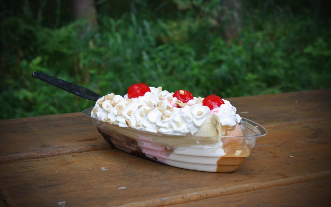 Banana Split Cooksburg Cafe | Visit PA Great Outdoors