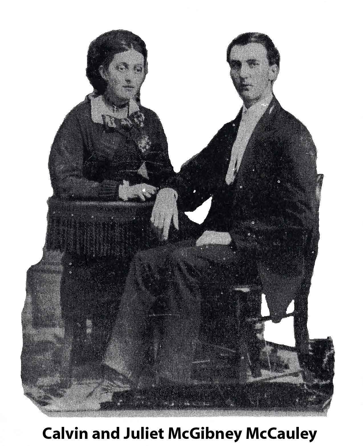 Calvin and Juliet McGibney McCauley – Owners of the McCaulley Mansion ...