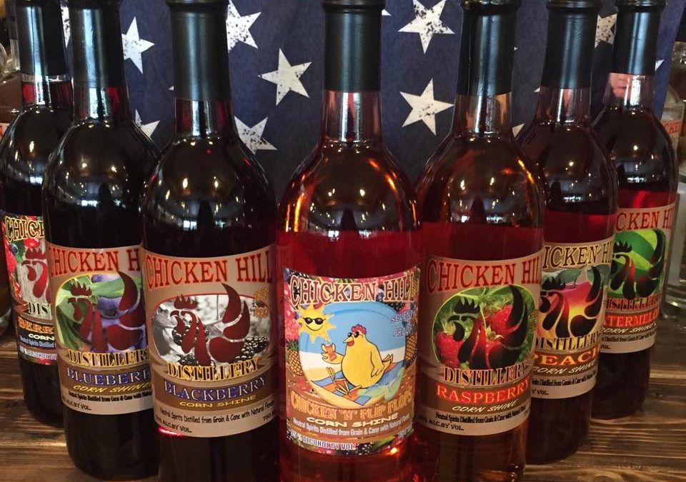 Chicken Hill Distillery variety flag | Visit PA Great Outdoors