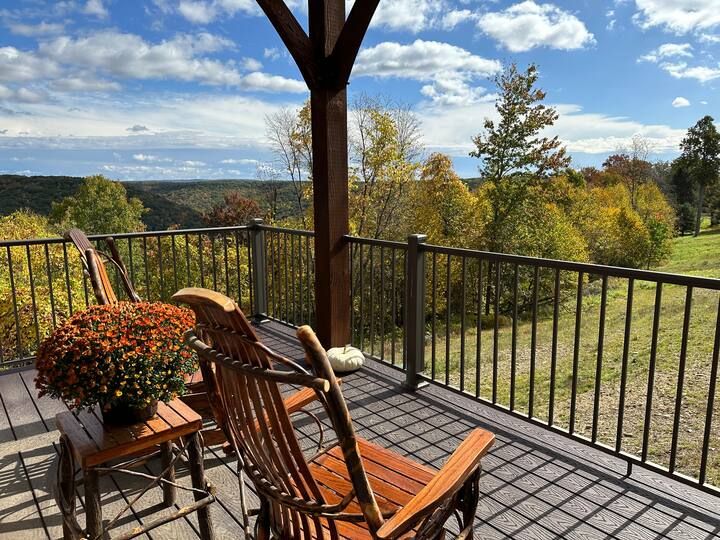 Elk Mountain Barndominimum deck | Visit PA Great Outdoors