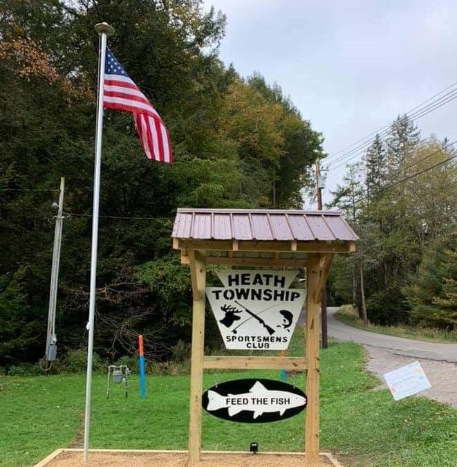 Heath Township Sportsmens Club new sign 2021 | Visit PA Great Outdoors