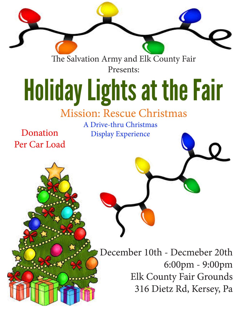 Holiday Lights Flyer | Visit PA Great Outdoors