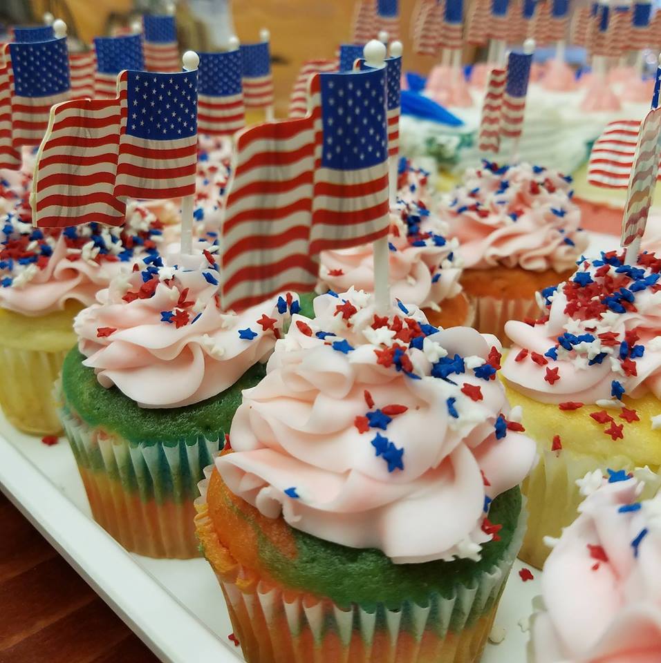 Loafin Bakery 4th July cupcake | Visit PA Great Outdoors