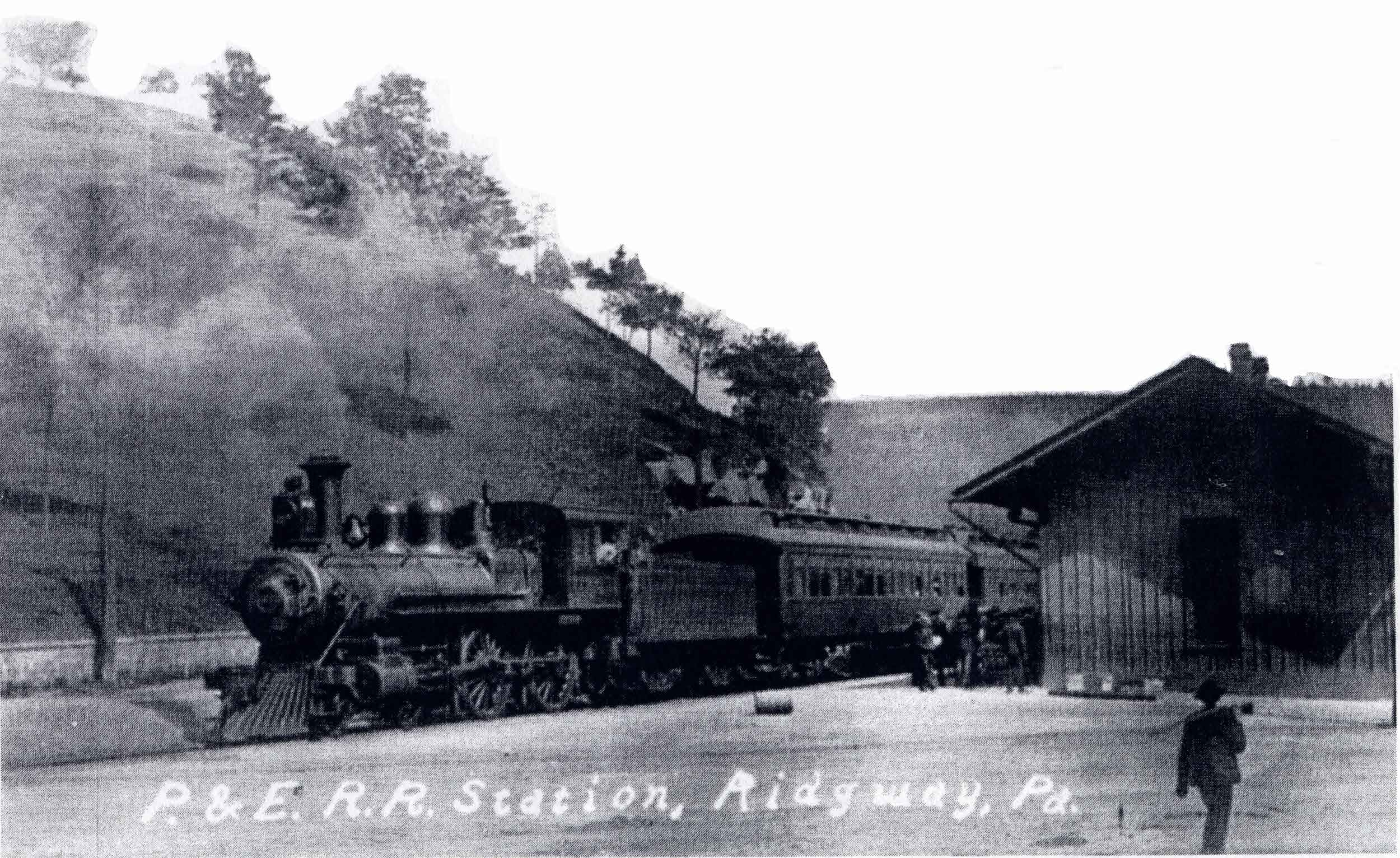 Original Philadelphia & Erie Railroad Station in 1900 | Visit PA Great ...