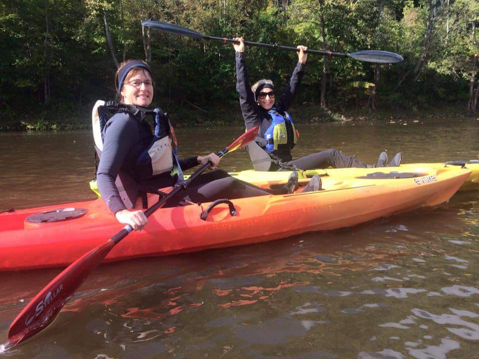 Performance-Kayak-Brookville-two-women | Visit PA Great Outdoors