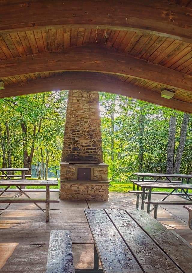 Reynlow Park Pavilion fire chimney | Visit PA Great Outdoors