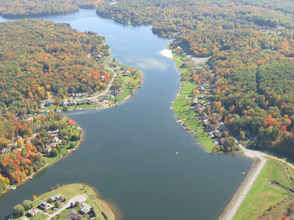 Treasure Lake aerial | Visit PA Great Outdoors
