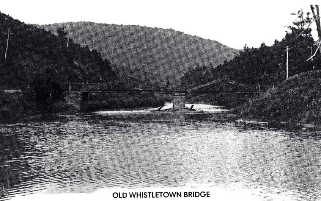 Whistletown Bridge Between Ridgway and Johnsonburg on the Clarion River ...