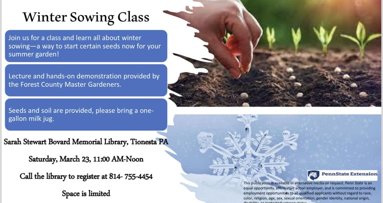 Winter Sowing | Visit PA Great Outdoors