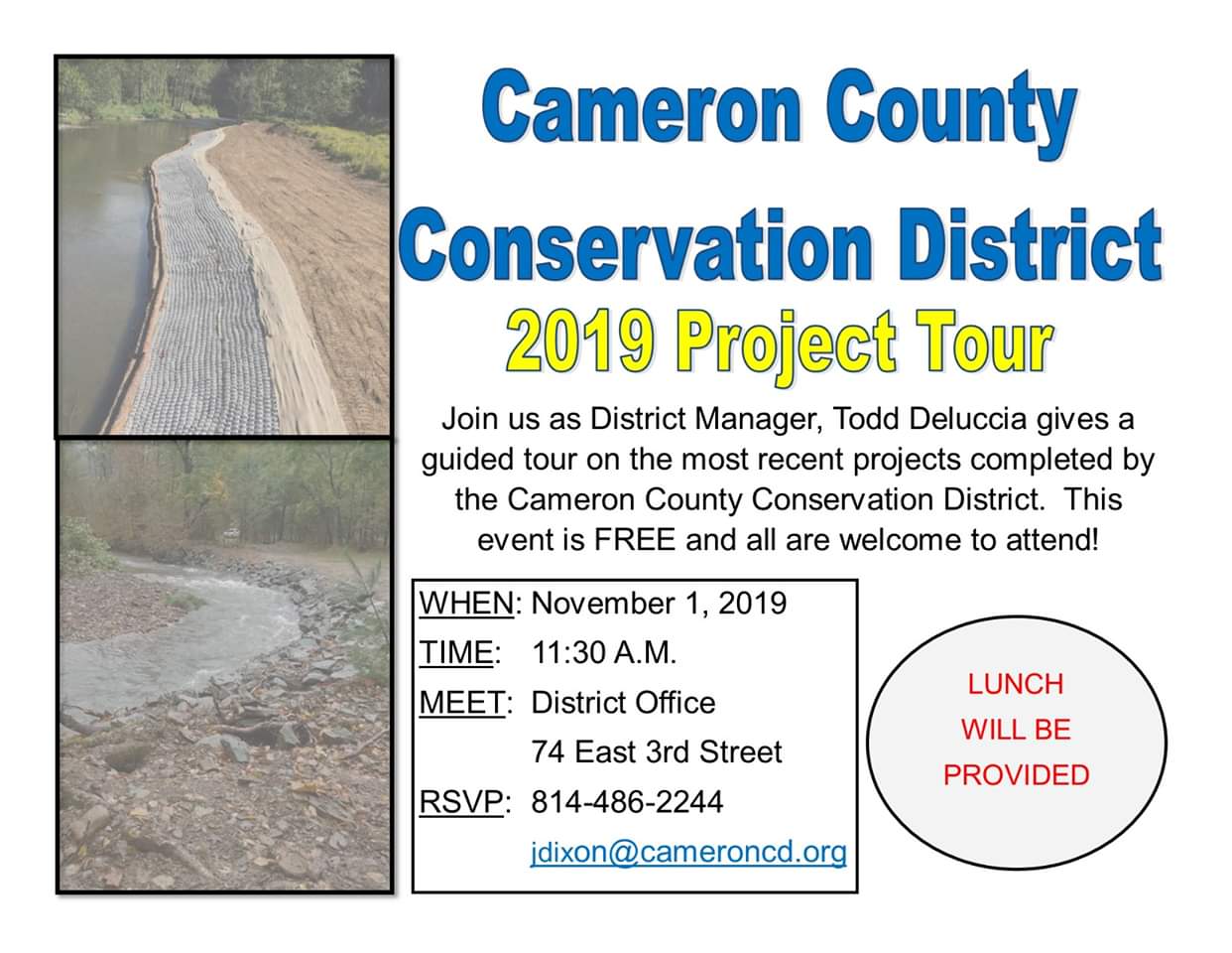 cameron county project tour 2019 | Visit PA Great Outdoors