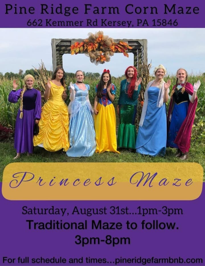 corn maze princess | Visit PA Great Outdoors
