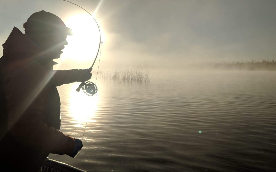 fly fishing cast sunrise fog | Visit PA Great Outdoors