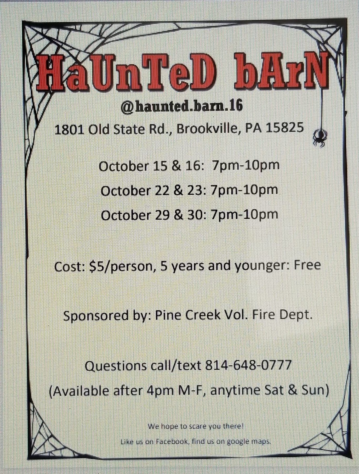 haunted barn 2021 | Visit PA Great Outdoors