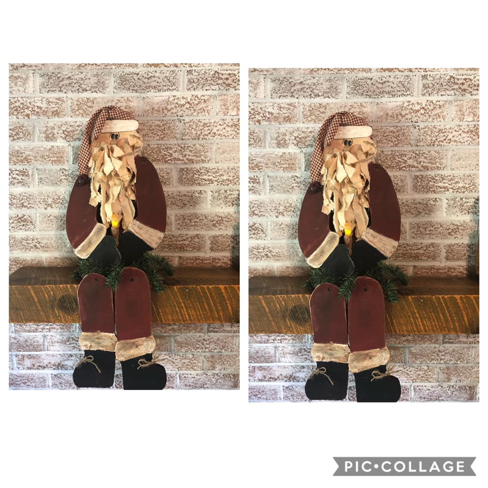 light up sitting santa craft | Visit PA Great Outdoors