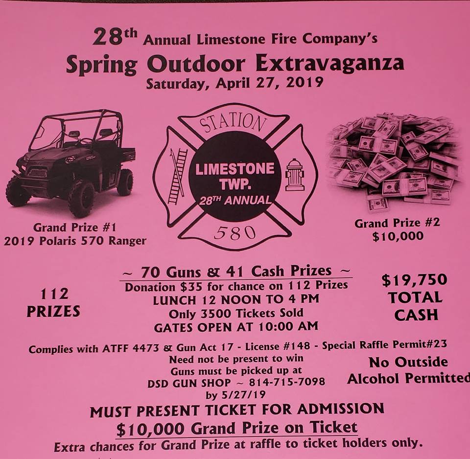 limestone gun raffle | Visit PA Great Outdoors