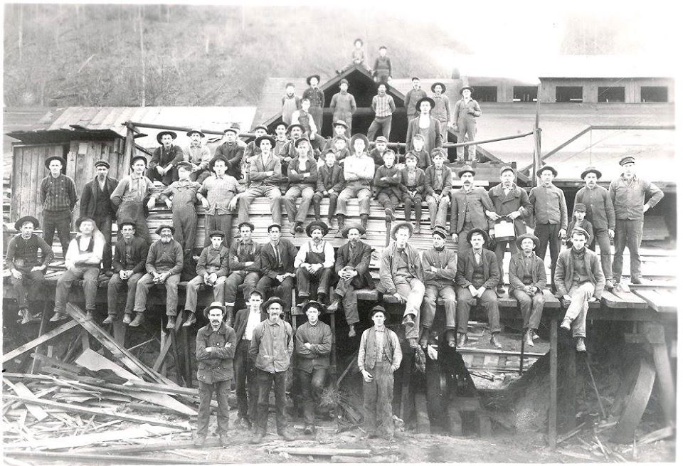mill crew hall gardner sawmill hallton elk county late 1800 | Visit PA ...