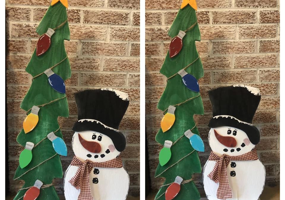snowman with tree craft | Visit PA Great Outdoors