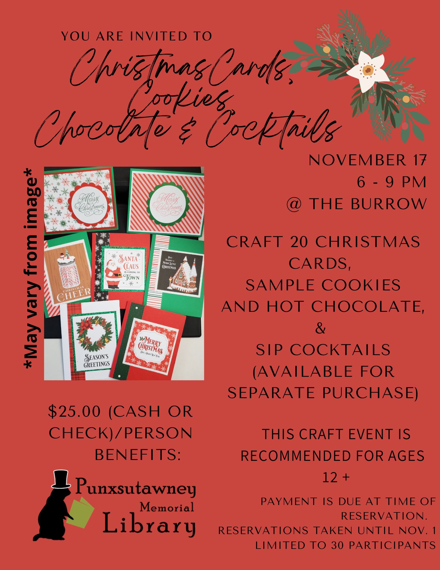 the burrow christmas event | Visit PA Great Outdoors