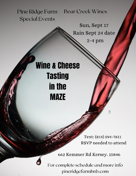 wine and cheeze maze | Visit PA Great Outdoors